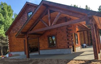 Log Profiles avaiable with the hunter cabins, compact, affordable